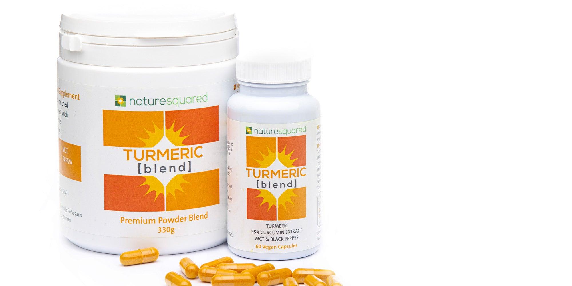 TURMERIC Capsule [blend] Vs TURMERIC Powder [blend]? – Nature Squared
