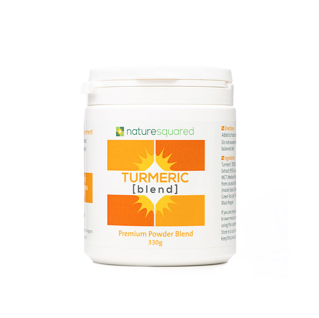 TURMERIC - Curcumin, MCT & Black Pepper BLEND+ - Powder – Nature Squared